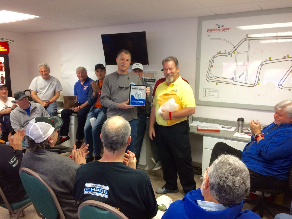 Ross Karlin Receives BMW CCA Friend Of The Club Award - BimmerLife