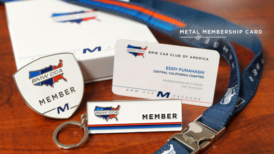Limited-Edition BMW CCA M Package Set With Metal Membership Card ...