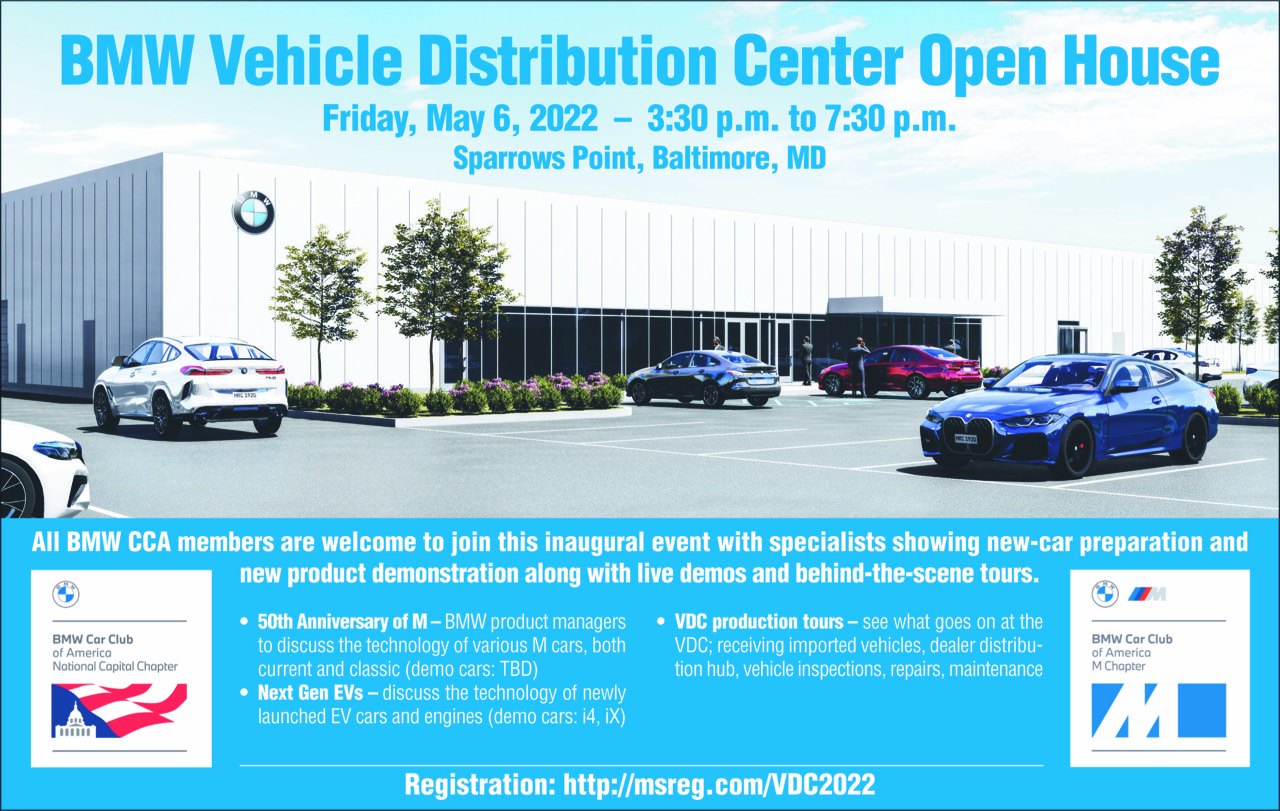 National Capital Chapter, M Chapter Announce Baltimore Vehicle ...