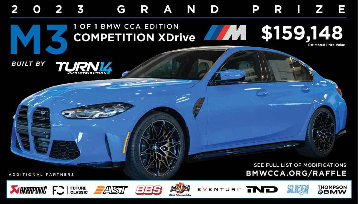 A Raffle Within A Raffle—BMW CCA Dream Car Raffle Special And Flash ...