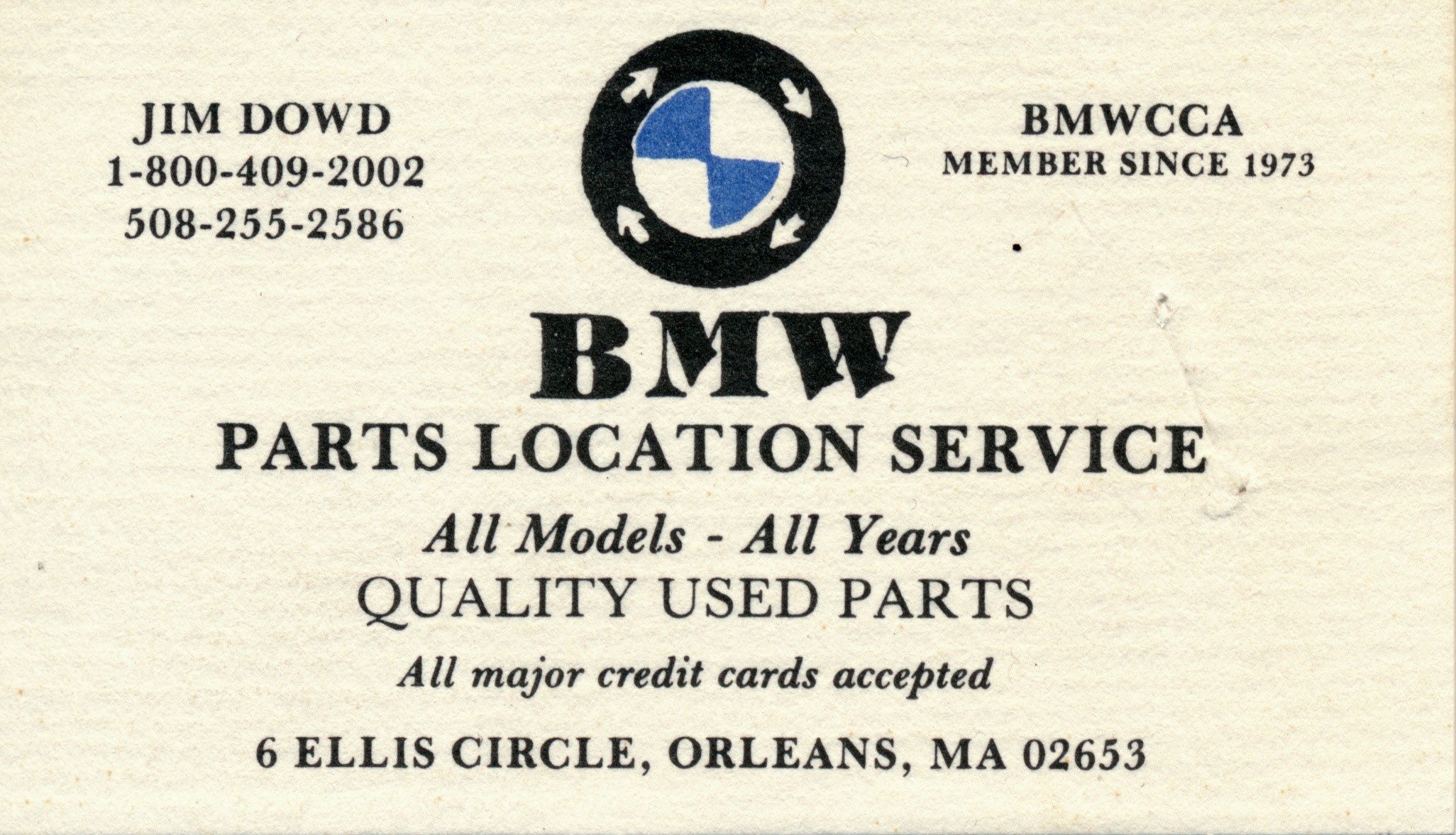RIP Jim Dowd, Cape Cod BMW Guy And Parts Locator - BimmerLife