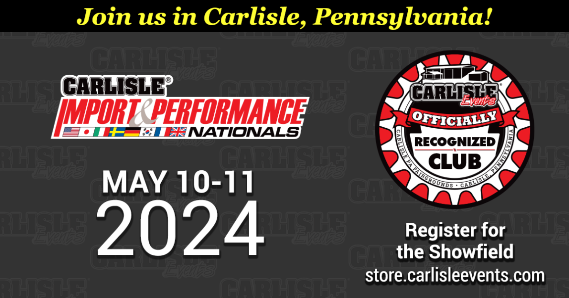 Nittany Bimmers At Carlisle Import & Performance Nationals, May 10-11 ...