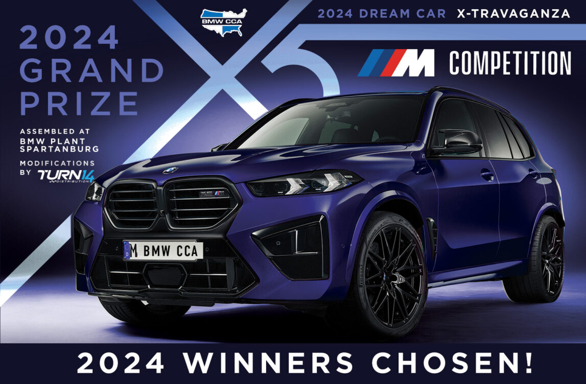 2024 BMW CCA Dream Car Raffle Winners - BimmerLife