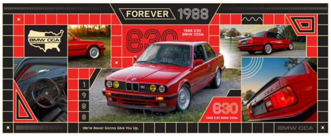 BMW CCA Classic Raffle Offers Chance to Win a 1988 BMW E30 325is ...