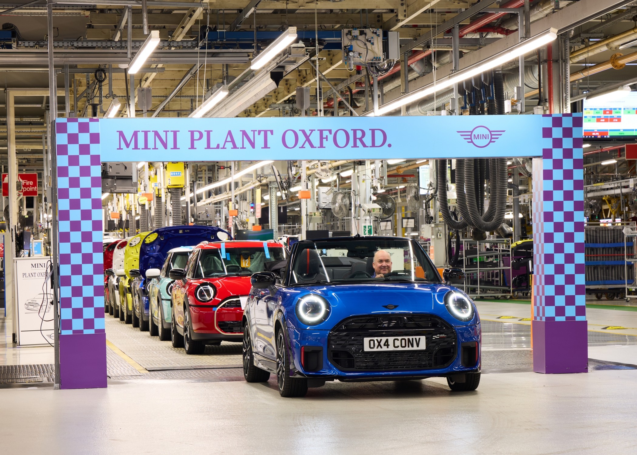 New MINI Cooper Convertible Rolls off MINI Plant Oxford Line - BimmerLife
