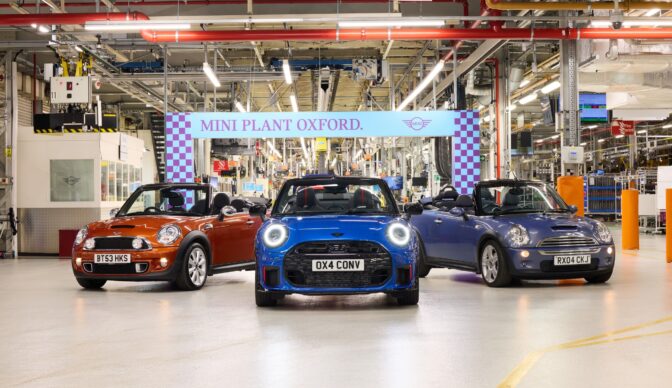 New MINI Cooper Convertible Rolls off MINI Plant Oxford Line - BimmerLife