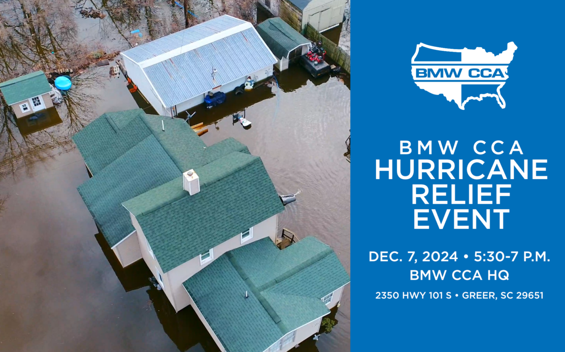 BMW CCA Event to Support Hurricane Relief Needs - BimmerLife