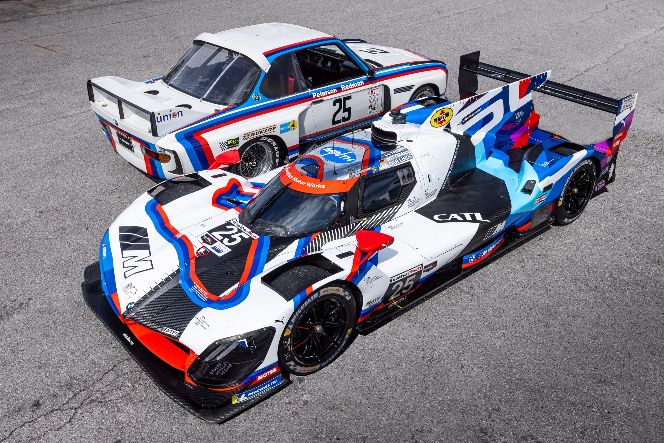 50 Years of BMW North America: Anniversary Livery on BMW M Hybrid V8 at ...