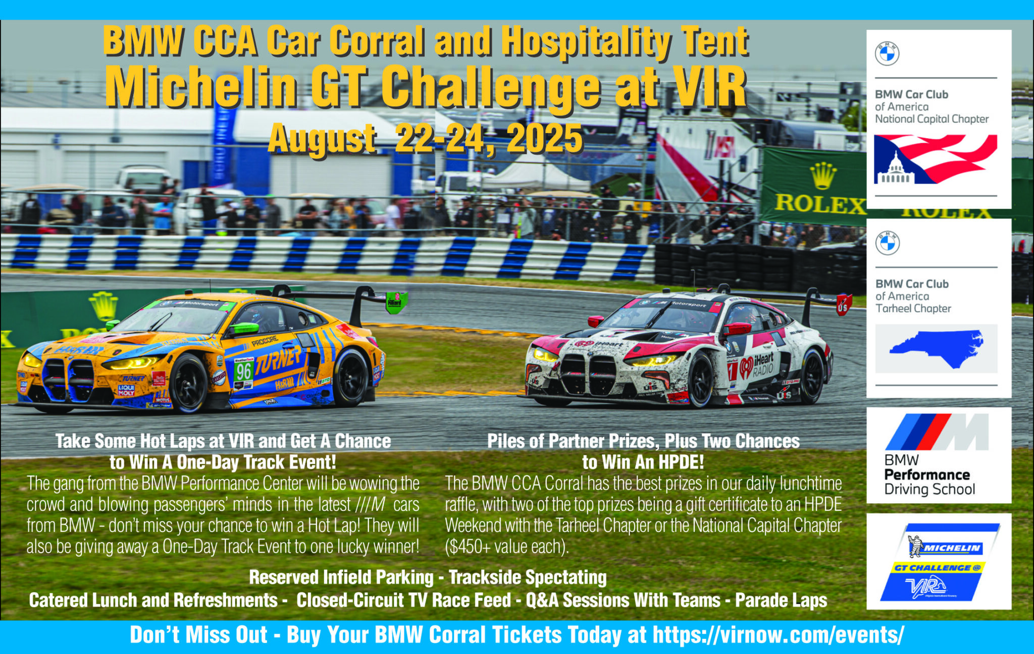 2025 CCA Corral at Michelin GT Challenge | BMW CCA Florida SunCoast Chapter