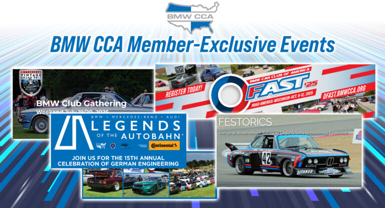 Exciting Upcoming BMW CCA Member Events - BimmerLife