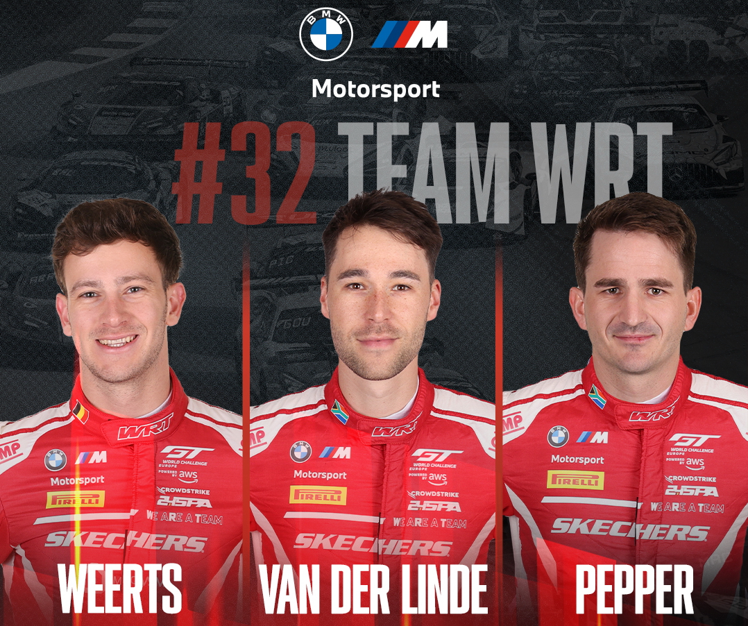 Weerts, van der Linde and Pepper Will Run the GT World Challenge Europe ...
